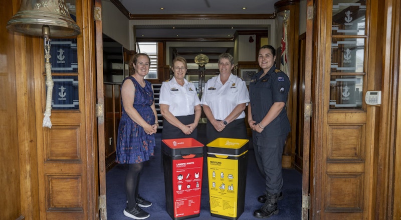 Devonport Naval Base Declares War on Waste - Australia